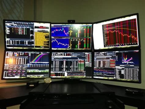 Elite Trader Trading Desk Home Office Design Computer Setup
