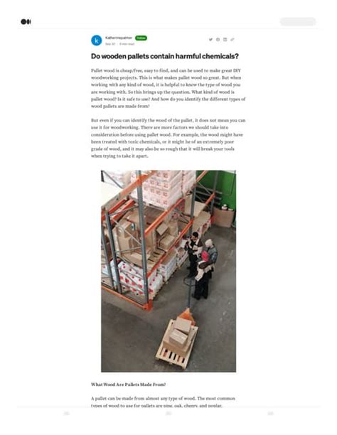 Do Wooden Pallets Contain Harmful Chemicals