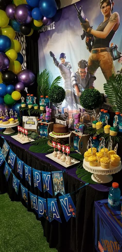 Fortnite Party Setup Nel 2020 Feste A Tema Festa Compleanno