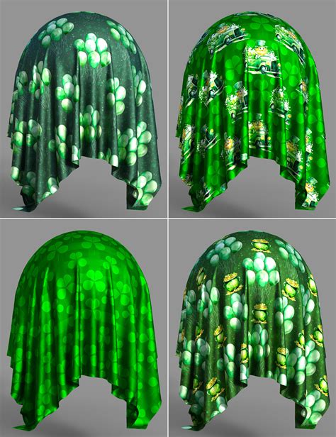 st patrick fabric iray shaders mr daz 3d