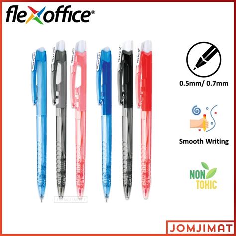 Flex Office Start Up Retractable Ball Pen 0 5mm 0 7mm FO GELB021
