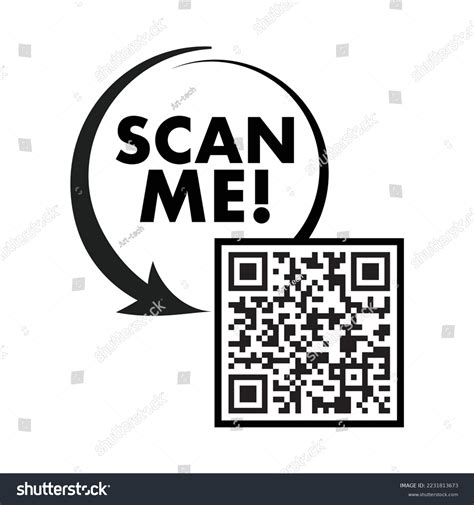 scan me icon qr code code stock vector royalty free 2231813673