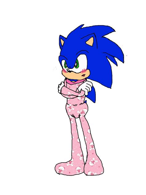 Sonic In Pajamas And Diapered By Senpai Is Shadow On Deviantart