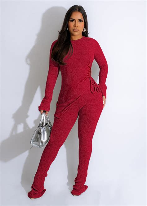 Sexy Irregular Knit Suit（ay3204 Aphroditewholesales