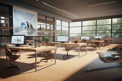 Premium Ai Image Virtual Reality Technology Concept Applied To Education