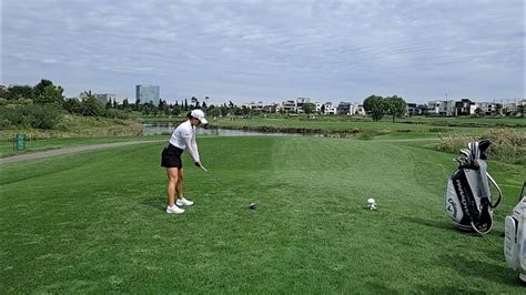 Klpga 하나금융그룹 챔피언쉽 1r 베어즈베스트 청라gc 3번 홀 이민지 프로 드라이버 티샷 1110시 김수지 마다솜