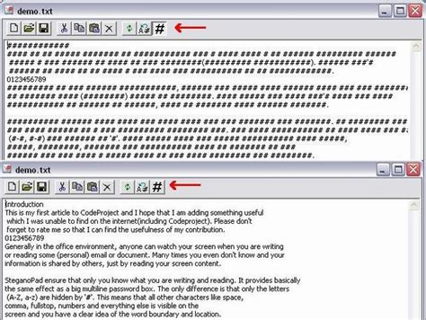 Steganopad Steganographic Notepad Codeproject