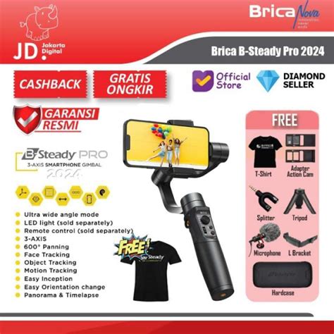 Promo BRICA B STEADY PRO BSTEADY PRO 3AXIS SMARTPHONE GIMBAL