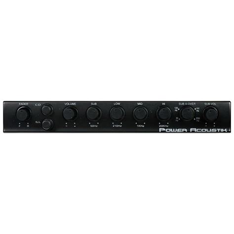 Equalizer Power Acoustik 12 Din Pre Amp Sky Tactical