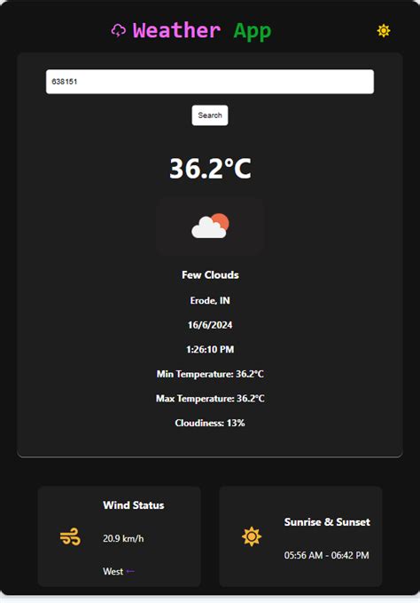 Github Gowthamsfsdweather App