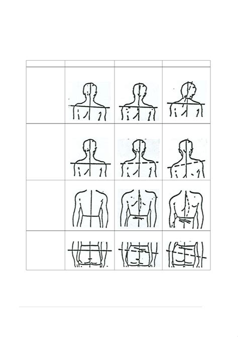 Posture Assessment Form 1 Reedco Posture Assessment Client Name