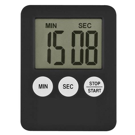 Super Thin Lcd Digital Screen Kitchen Timer Square Vicedeal