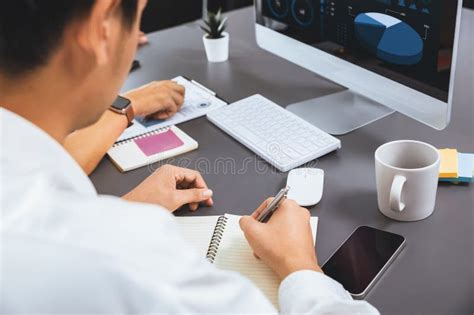 Data Analysts Team Of Office Worker Collaborate On Bi Dashboard