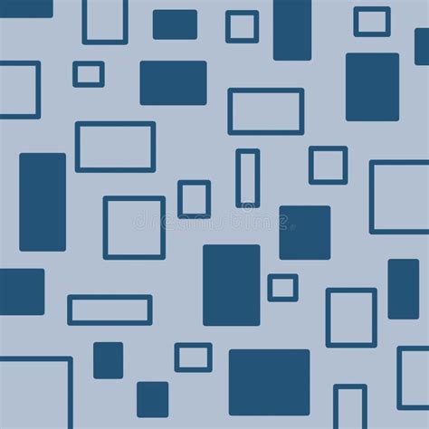 Blue Gray Background With Dark Blue Rectangles Design Stock