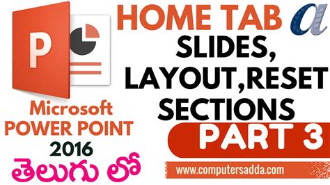 Slideslayoutsections In Ms Power Point 2016 Computersadda