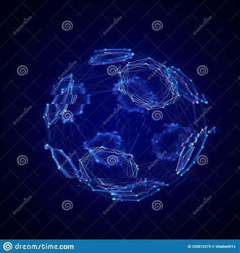 Futuristic D Shape With Glitch Effect Data Transfer Failure Retro