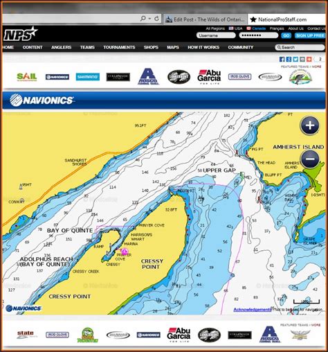 Lake Champlain Depth Map Map Resume Examples KLYr4L326a