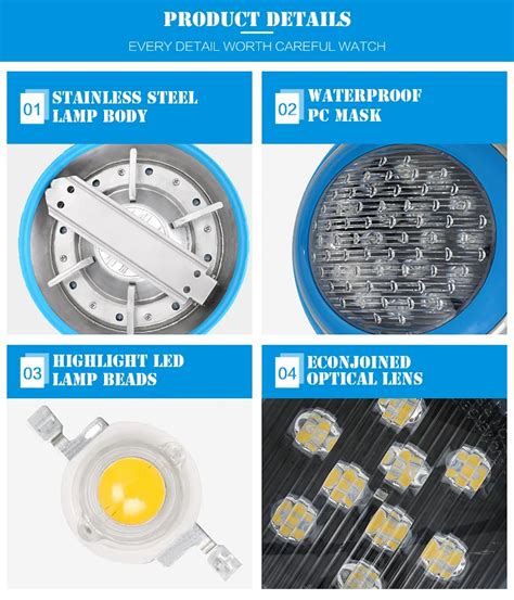 Pool Lights Ip68 Rated Led Multi Color Swimming Pool Lights