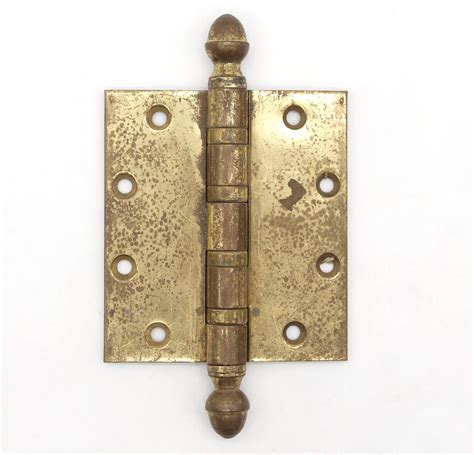 Vintage 5 X 45 In Polished Brass Ball Bearing Door Hinge Olde Good