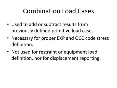 Ppt Caesar Ii Static Load Case Editor Powerpoint Presentation Free