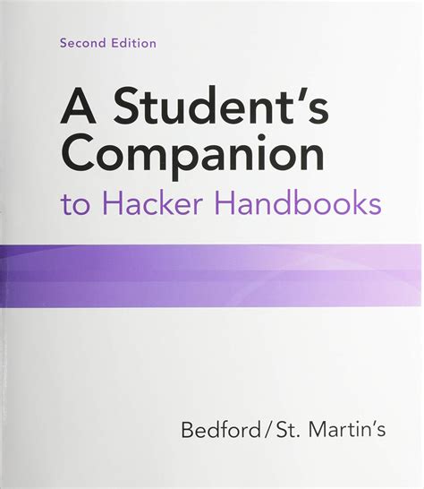 Amazon Com A Babe S Companion To Hacker Handbooks 9781319244217 Bedford St Martin S Books