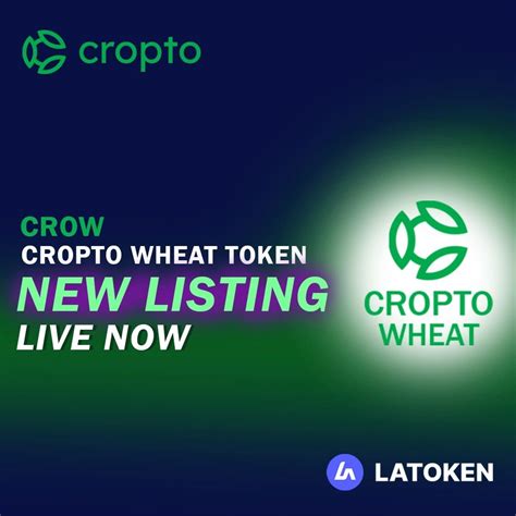 Crow Cropto Wheattoken Latoken Cryptonews Blockchain
