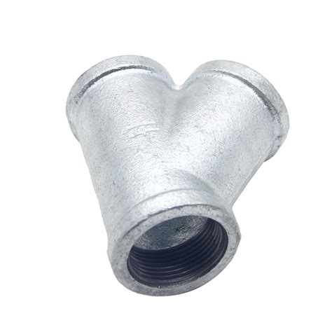 Malleable Iron Tee Equal Lateral Y Branches Pipe Fitting For Water China Galvanized Tee Equal