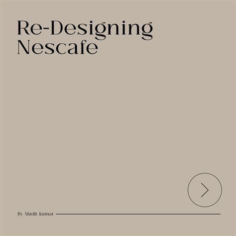 Mudit Kumar On Linkedin Nescaféredesign Coffeeinnovation