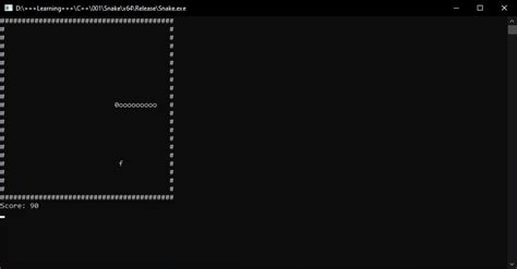 Github Evgbelcp Snake Game Console Console Game Snake