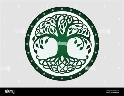 Watercolor Tree Of Life Symbol Stock Vector Image And Art Alamy
