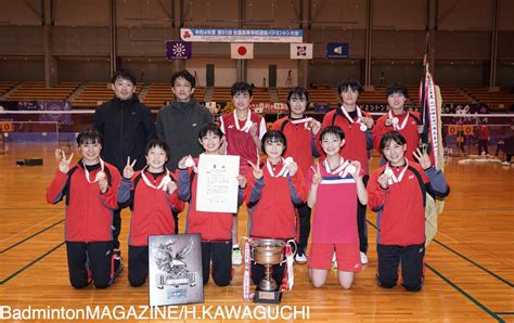 【高校選抜2023】女王・柳井商工が底力を発揮！決勝の大接戦を制して3連覇達成！＜女子団体＞ バドスピ Badminton Spirit