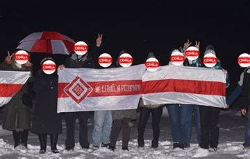 Жители Сеницы вышли на акцию протеста и солидарности Новости Беларуси