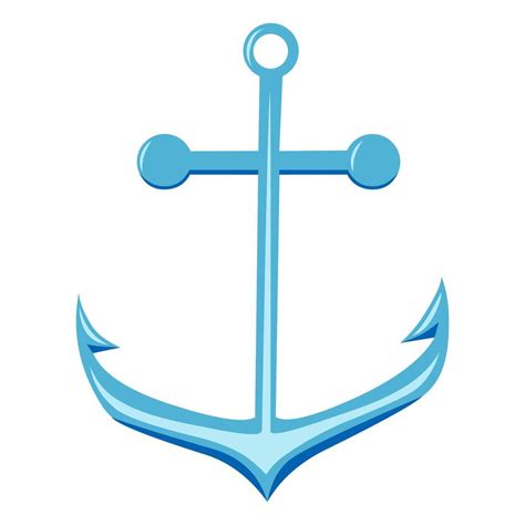 Steel Anchor For Boat Vector Isolated Illustration 7523450 Vector Art