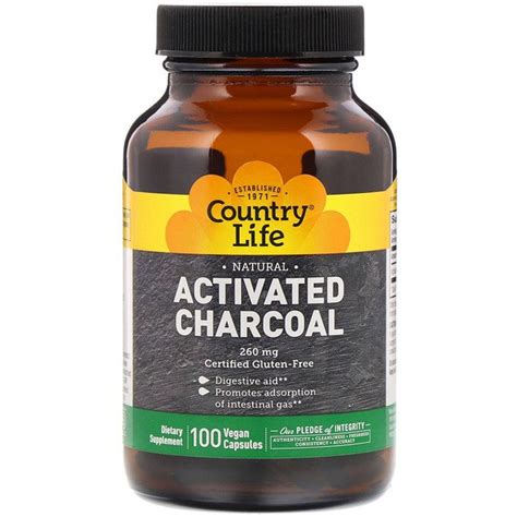 Activated Charcoal 260mg Mcp Supplements