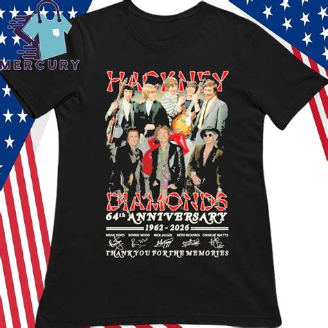 Official Hackney Diamonds 64h Anniversary 1962 2026 Signature Thank You
