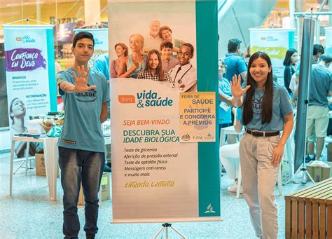 Jovens Realizam Feira De Saúde Dentro De Shopping Notícias Adventistas