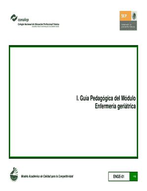 Fillable Online Gu a Pedag gica del M dulo Fax Email Print - pdfFiller