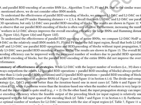 Bdd Encoding Under Full Input Space With L2 Dandc Noip And L3 Dandc Where