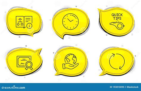 Technical Algorithm Tutorials And Refresh Icons Set Time Sign Project Doc Quick Tips