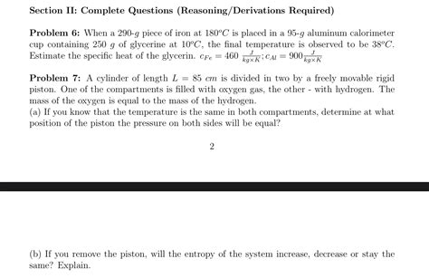 Solved Section Ii Complete Questions Reasoningderivations