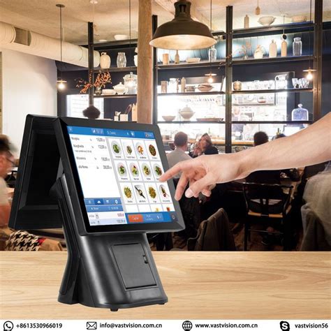 15 Inch Restaurant Order System Magnetic Stripe Card System