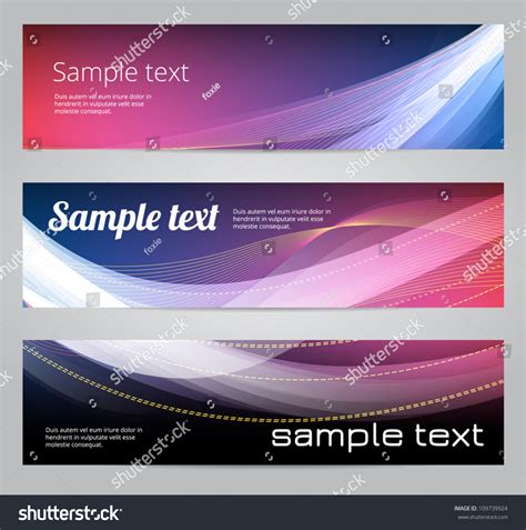 Colorful Bright Vector Banners 109739924 Shutterstock