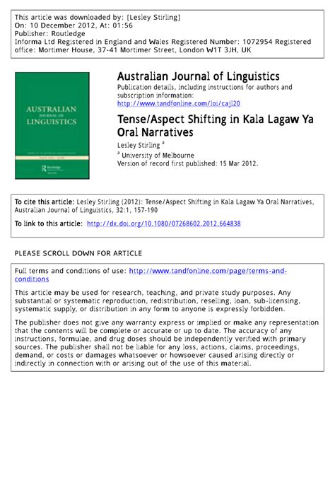 pdf tense aspect modality and evidentiality in australian languages