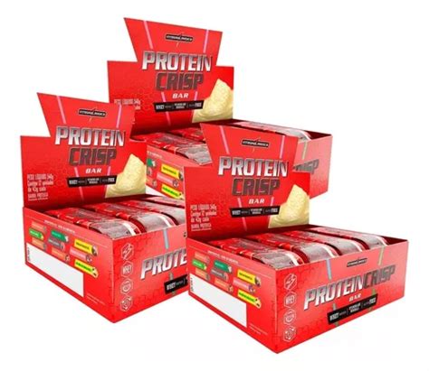 Kit 3x Protein Crisp Bar 540g 12un Duo Crunch Integralmedica