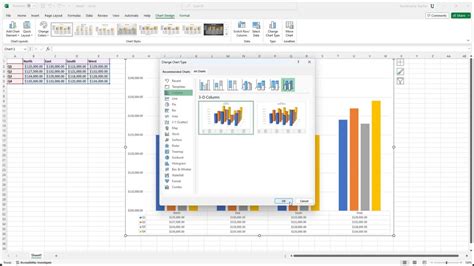 Change The Chart Type In Excel Instructions And Video Lesson