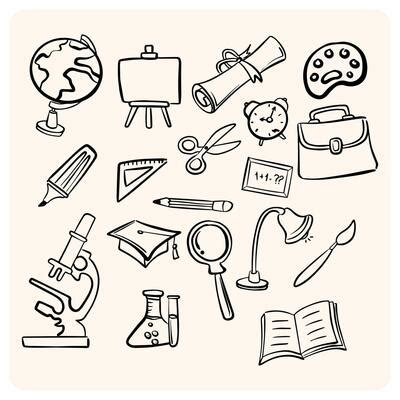 Education Drawing Vector Art Icons And Graphics For Free Download