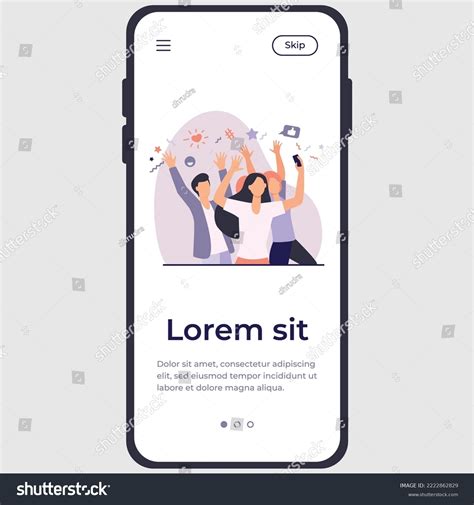Mobile App Uiux Design Background Stock Vector Royalty Free 2222862829 Shutterstock