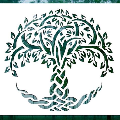 Tree Of Life Reusable Stencil Many Sizes Etsy