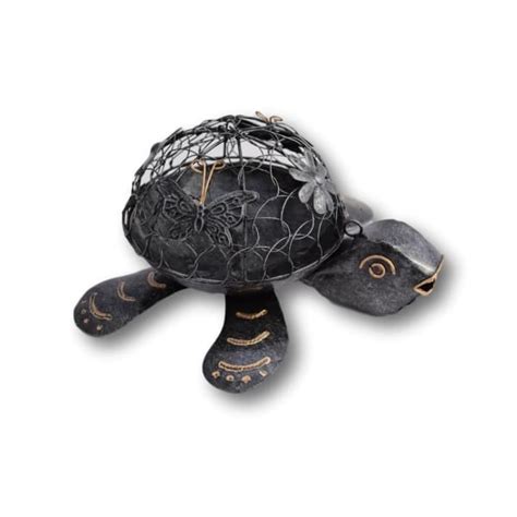Turtle Mosquito Coil Holder Handmade Bali Metal Art Island Buddha