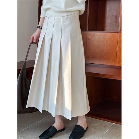 Purple Pleated Skirt